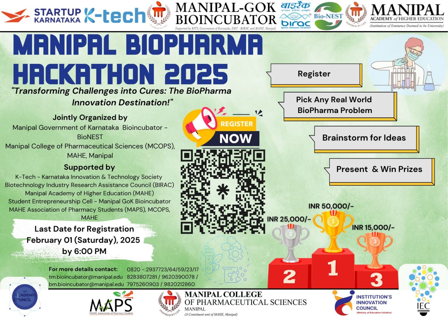 BioPharma Hackathon - bioincubator.manipal.edu